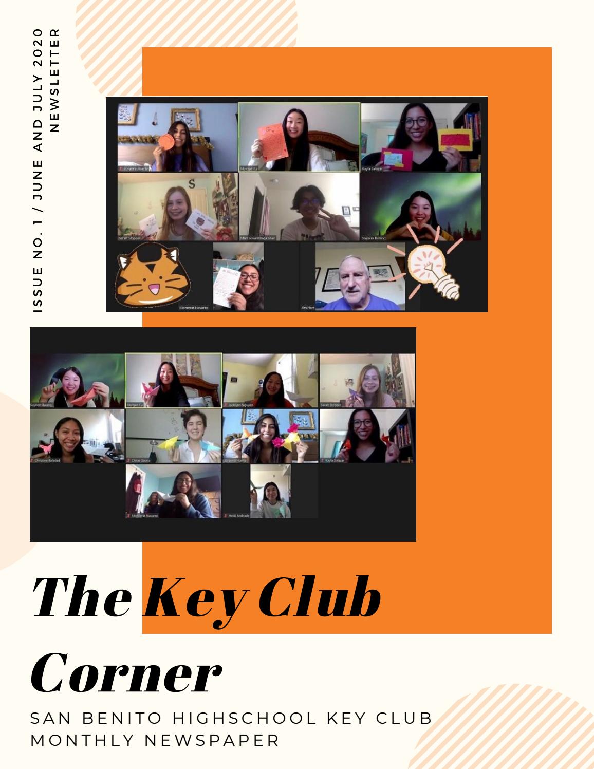 The Key Club Corner by San Benito Key Club - Issuu