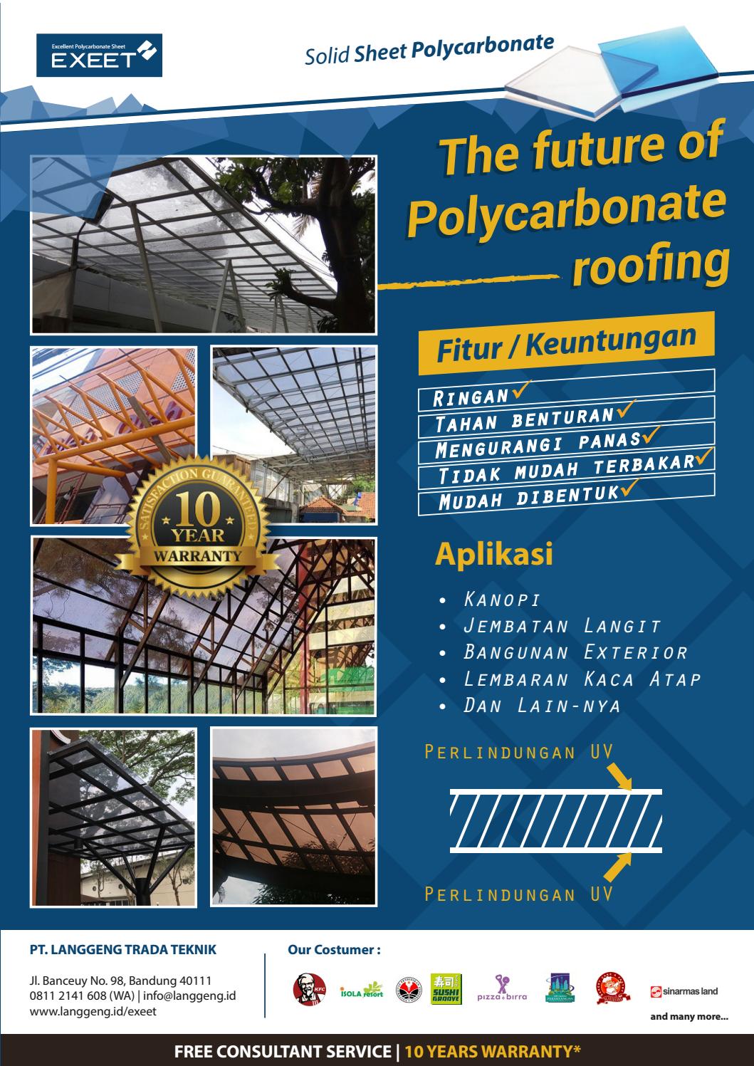 Broschure Exeet Solid Sheet Polycarbonate 2018 by Febrian Ammar - Issuu