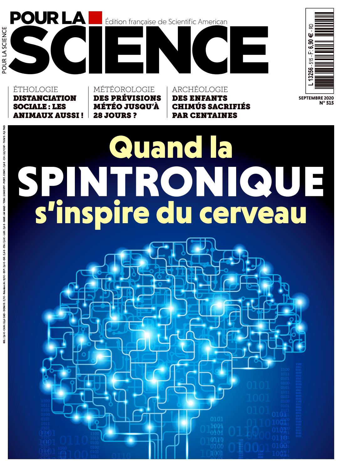 Pour la Science n°515 - Septembre 2020 by Pour la Science - Issuu