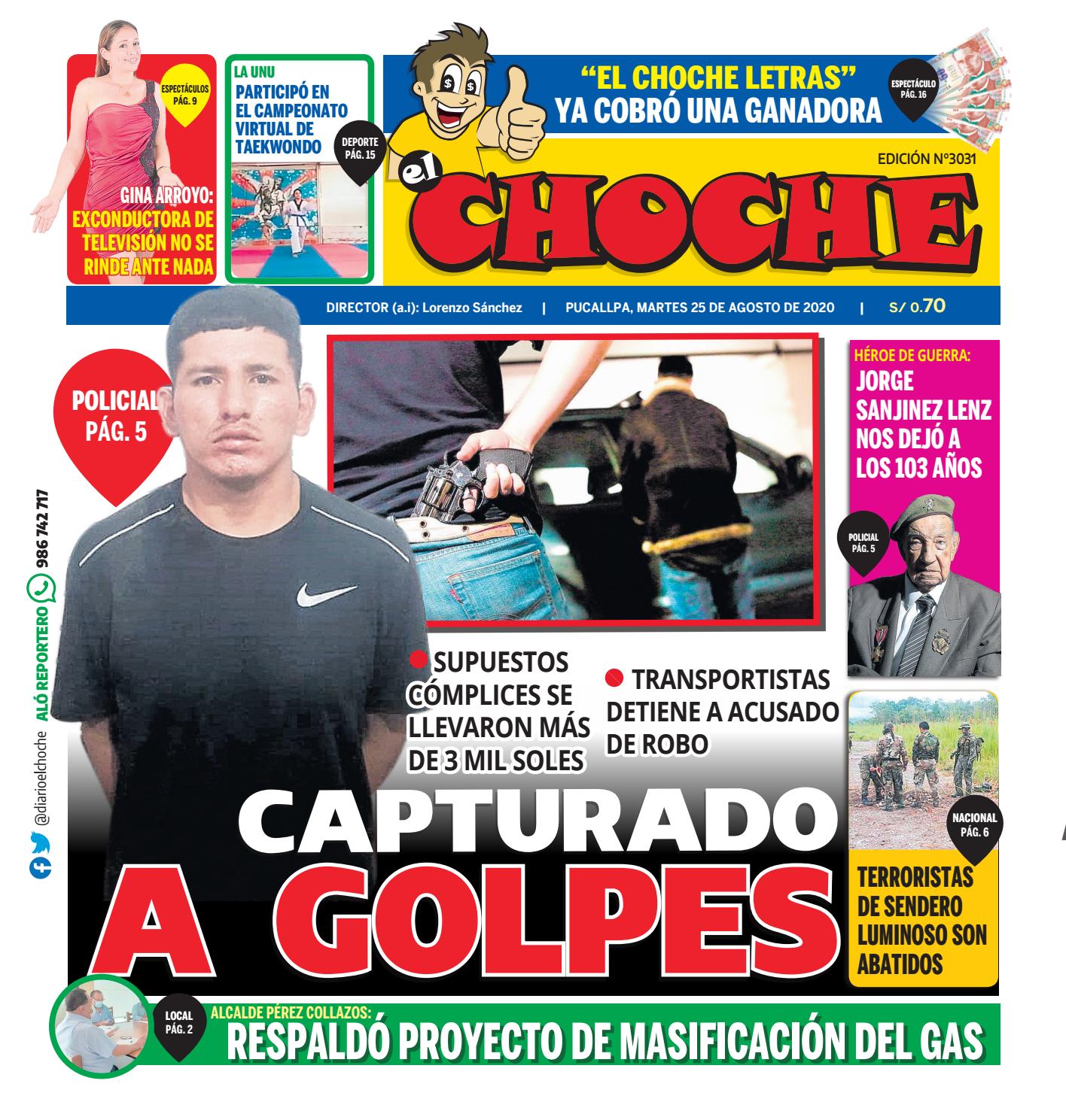 El Choche, Pucallpa 25 de agosto de 2020 by Diario Ímpetu - Issuu