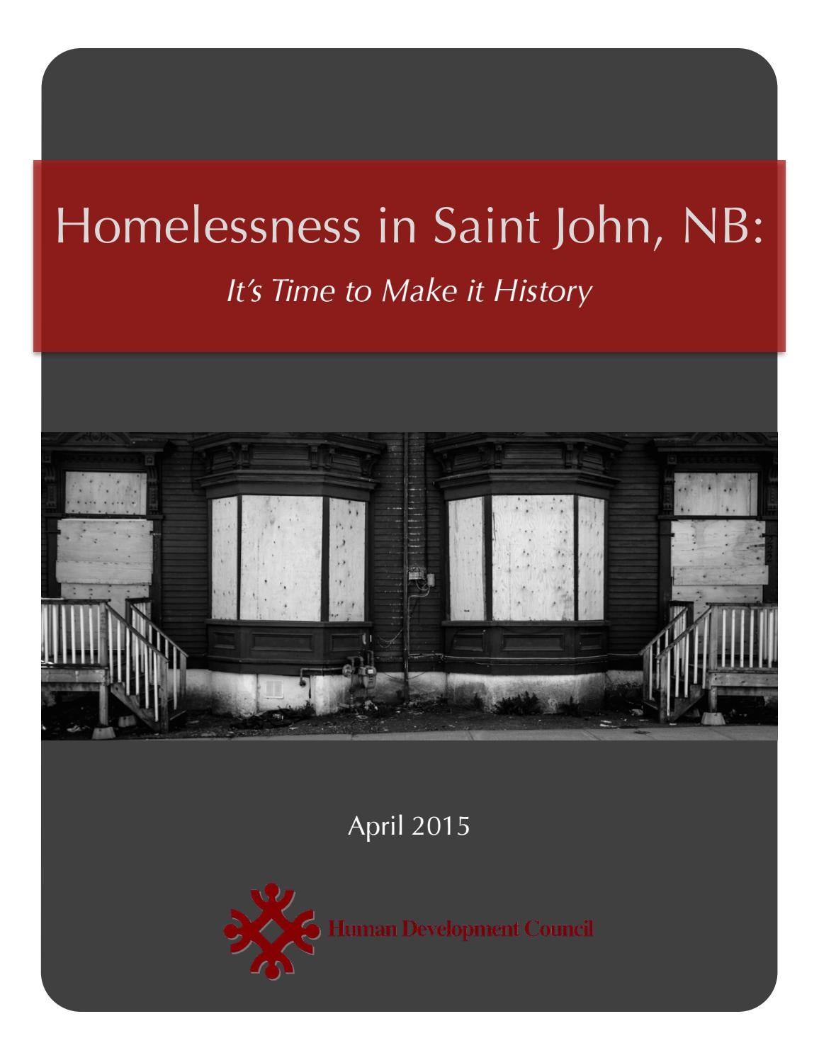 2015 Saint John Homelessness Report Card by sjhdc - Issuu