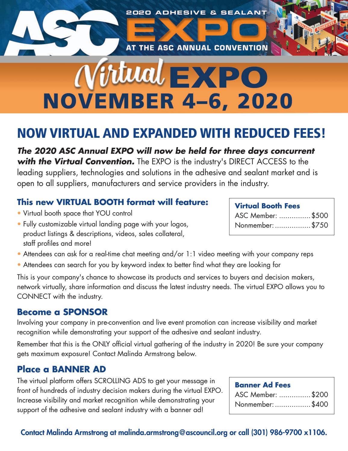 2020 ASC EXPO Exhibitor Info by The Adhesive & Sealant Council - Issuu