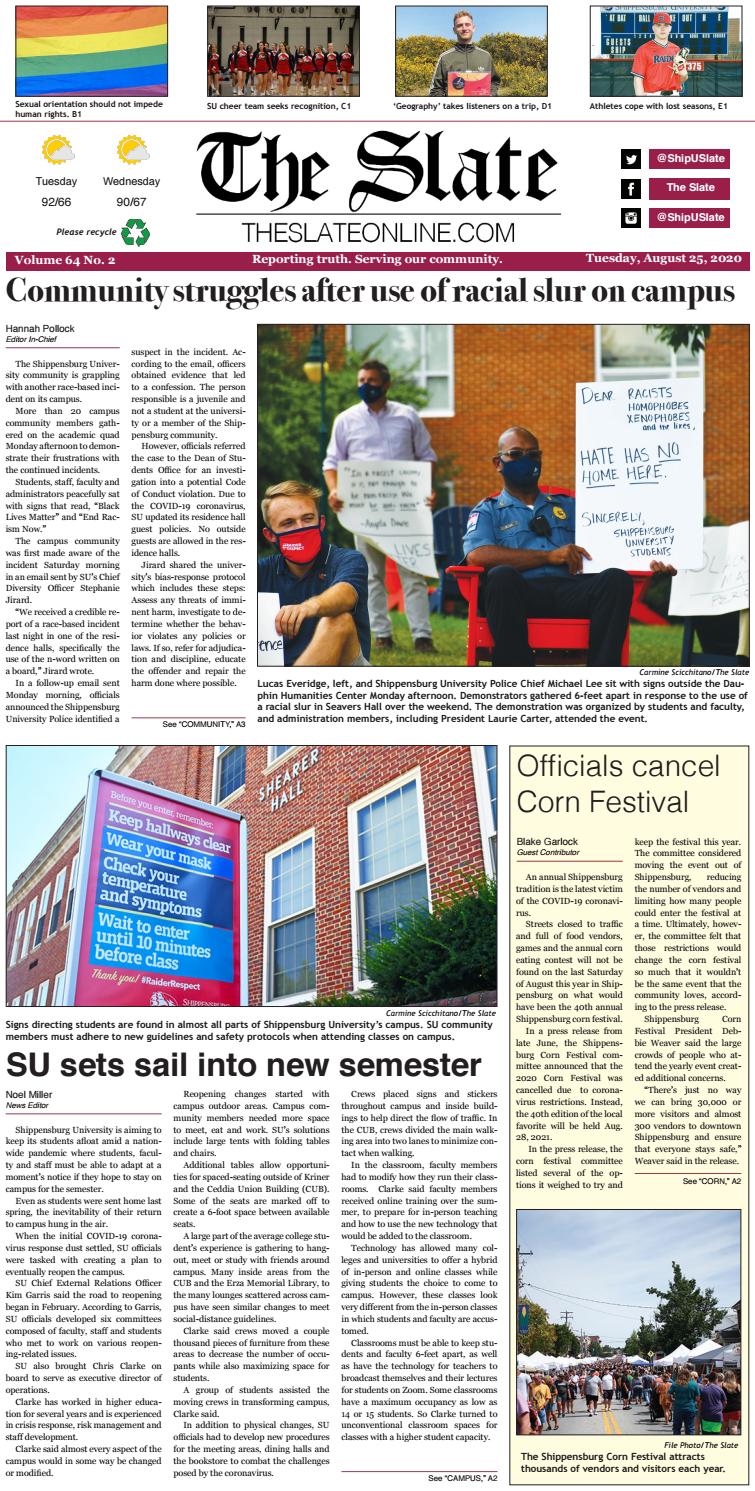 The Slate 8-25-2020 by The Slate - Issuu