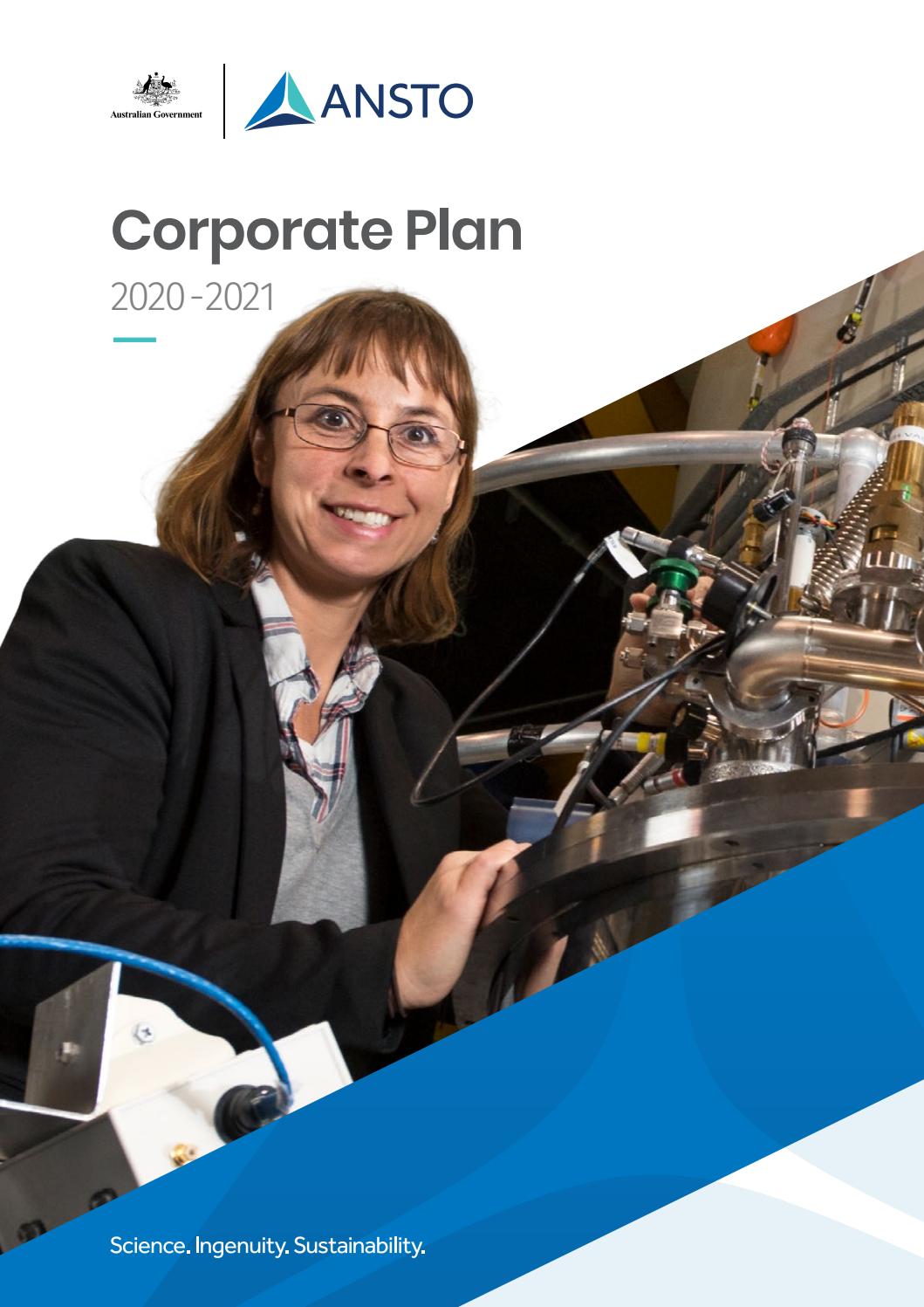 ANSTO Corporate Plan 2020-2021 by ansto2 - Issuu