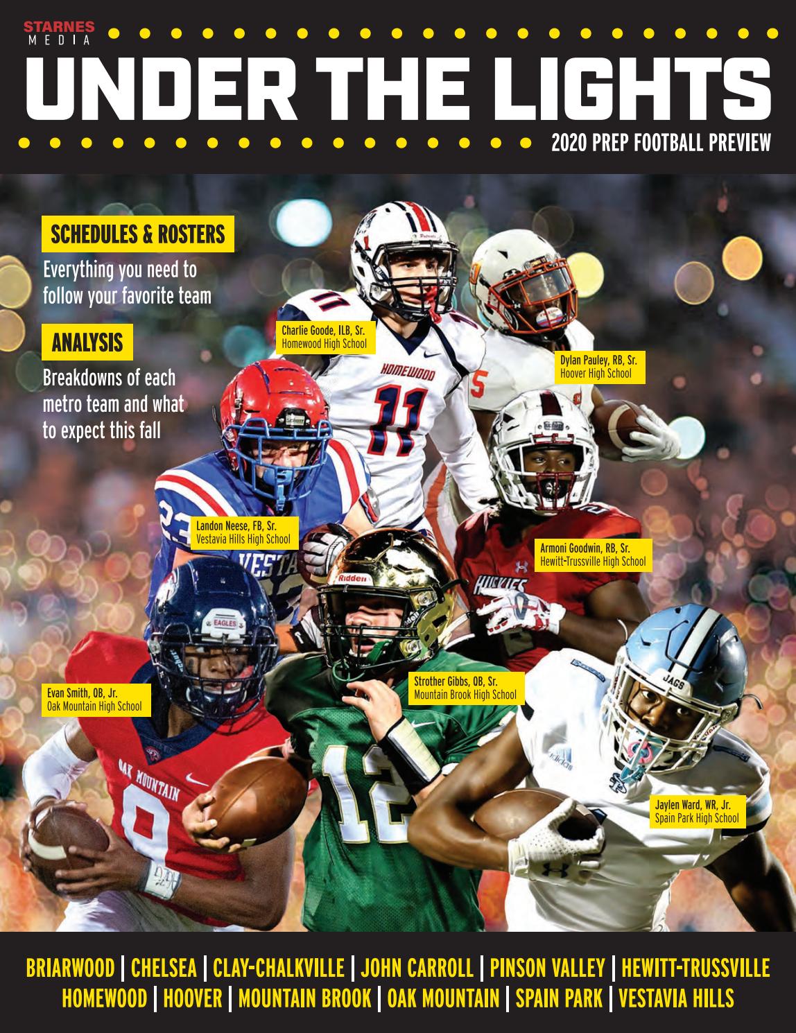 Under the Lights 2020 Prep Football Preview by Starnes Media - Issuu