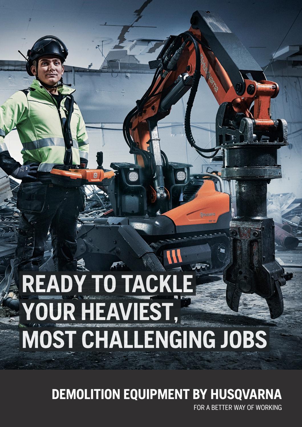 HCP_Demolition Robot Brochure_UK by Husqvarna Construction - Issuu