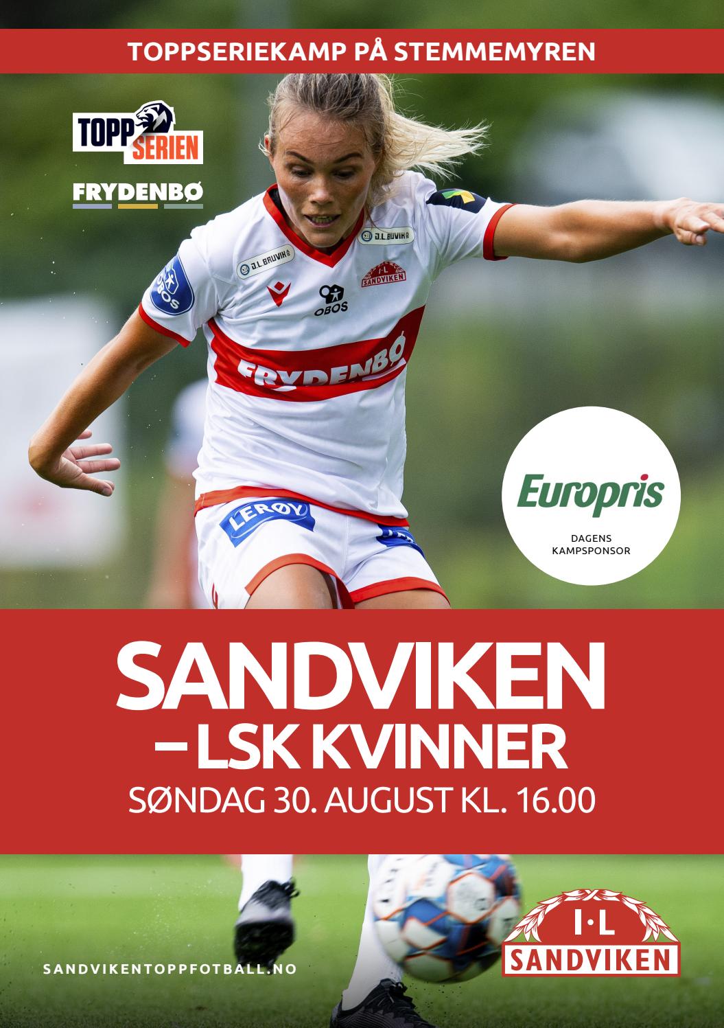 IL Sandviken Programblad 30. august 2020 by Mistrol Reklamebyrå - Issuu