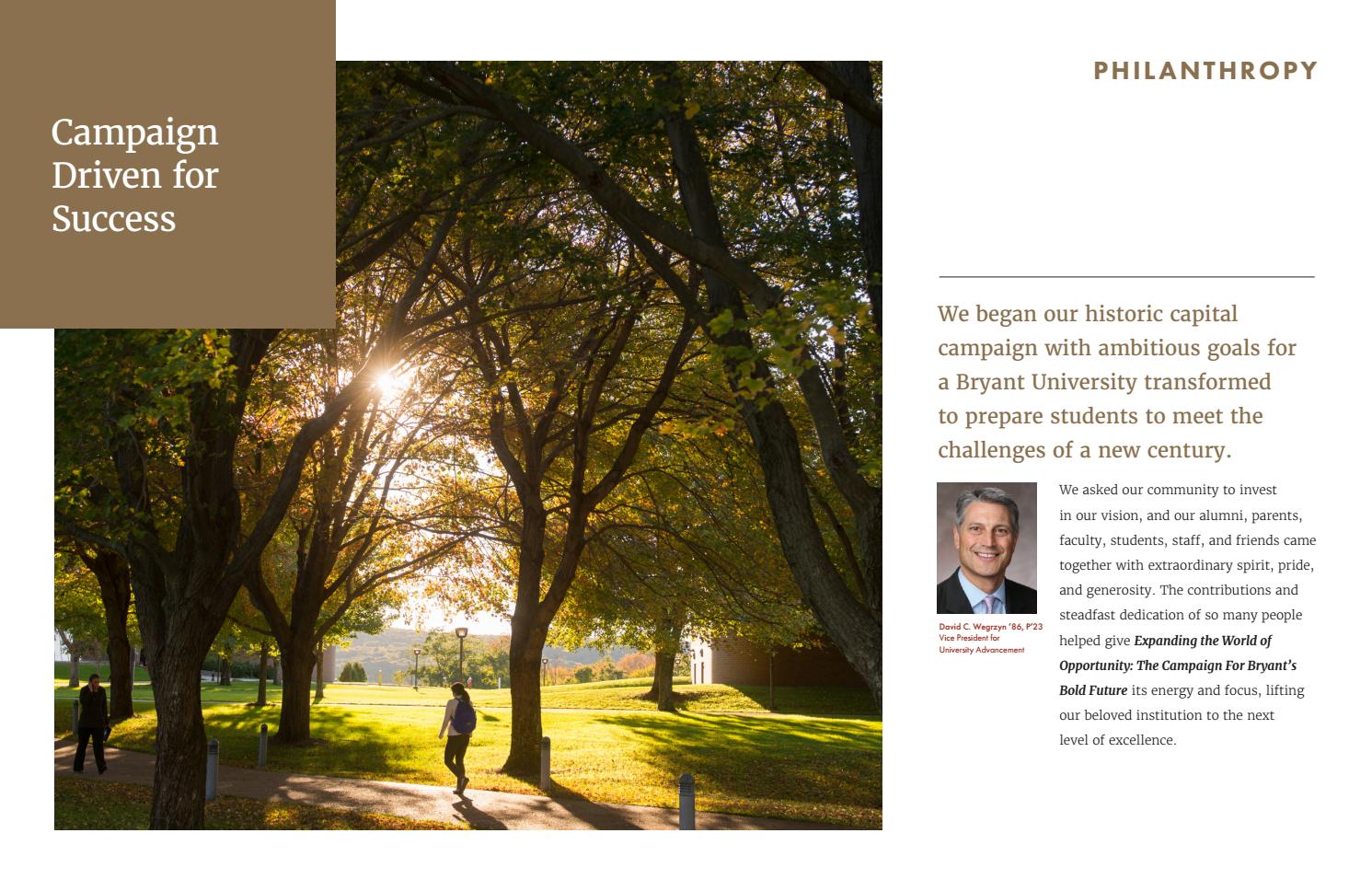 Campaign Donor List - Campaign Driven for Success by Bryant University ...