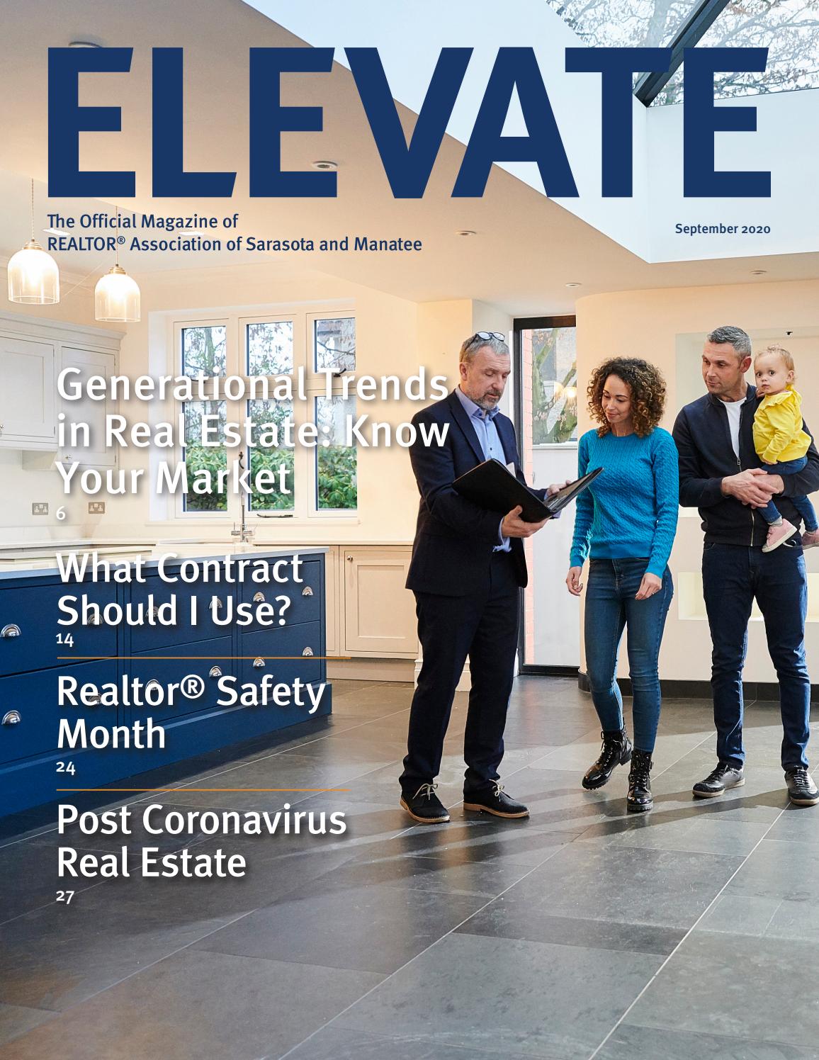 ELEVATE Magazine - RASM - September 2020 Issue by REALTOR® Association of Sarasota and Manatee ...