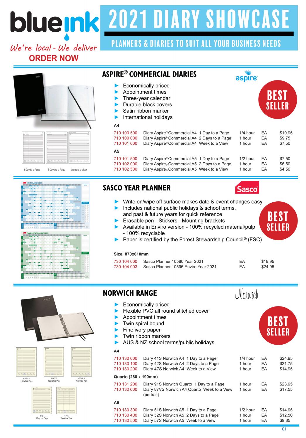 2021 Diary Showcase by Blue Ink Group - Issuu