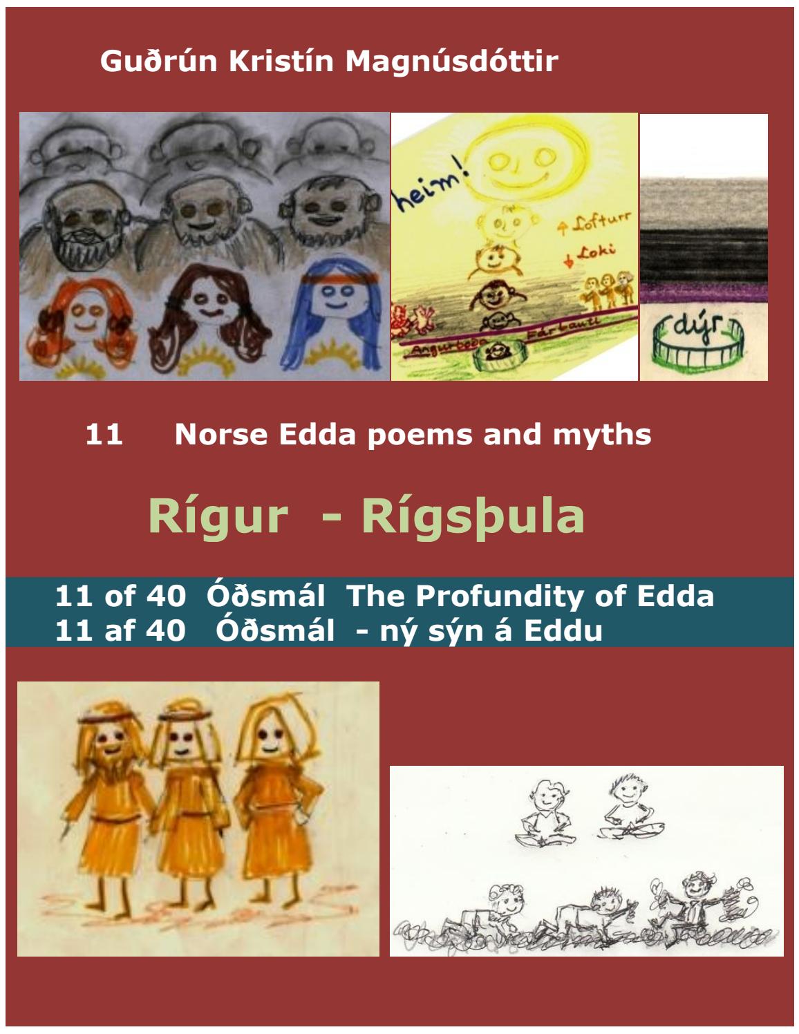 11 Rígur (on Edda-poem Rígsþula) - Óðsmál research by odsmal.org - Issuu