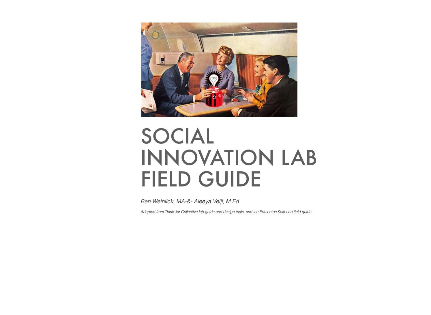 Social Innovation Lab Field Guide from Think Jar Collective by ...