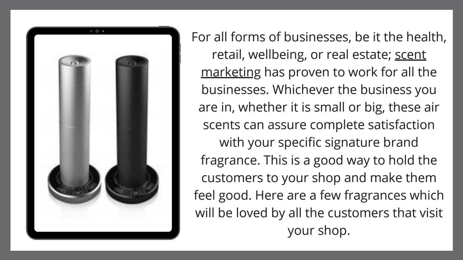 Scent Marketing by EcoScent - Issuu