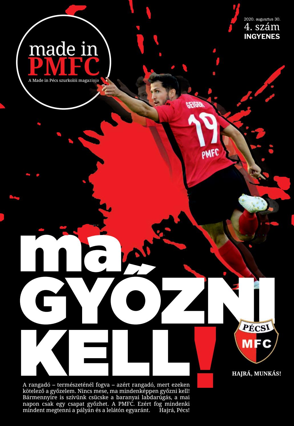 Made in PMFC 4. by Made in Pécs - Issuu