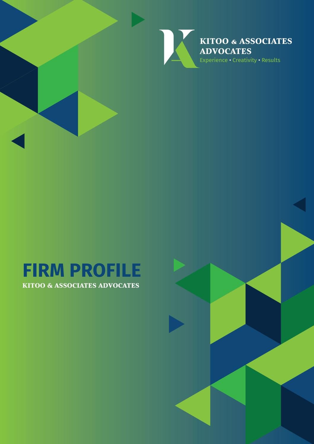 Kitoo & Associates Advocates by Fuse Branding - Issuu