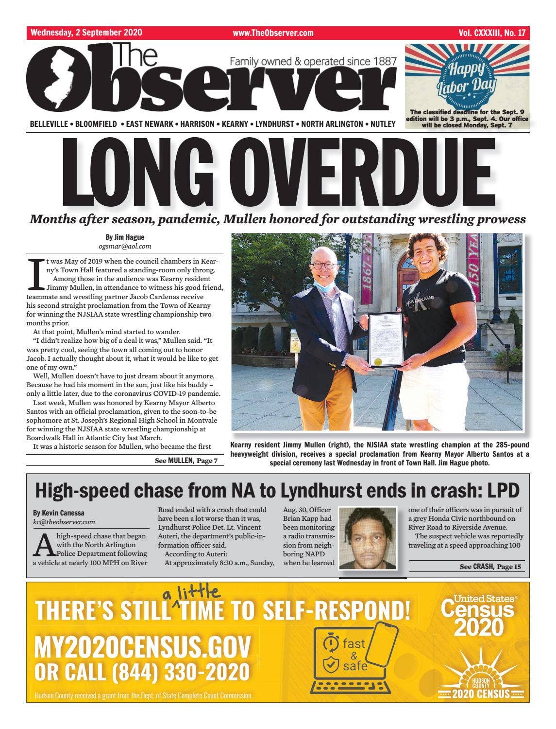The Observer e-Newspaper for Sept. 2, 2020 by The Observer Newspaper ...