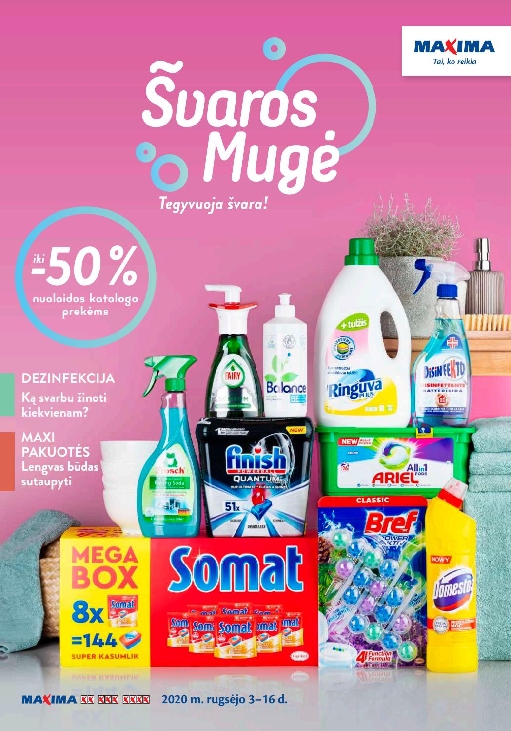 MAXIMA Švaros mugė by MAXIMA LT - Issuu