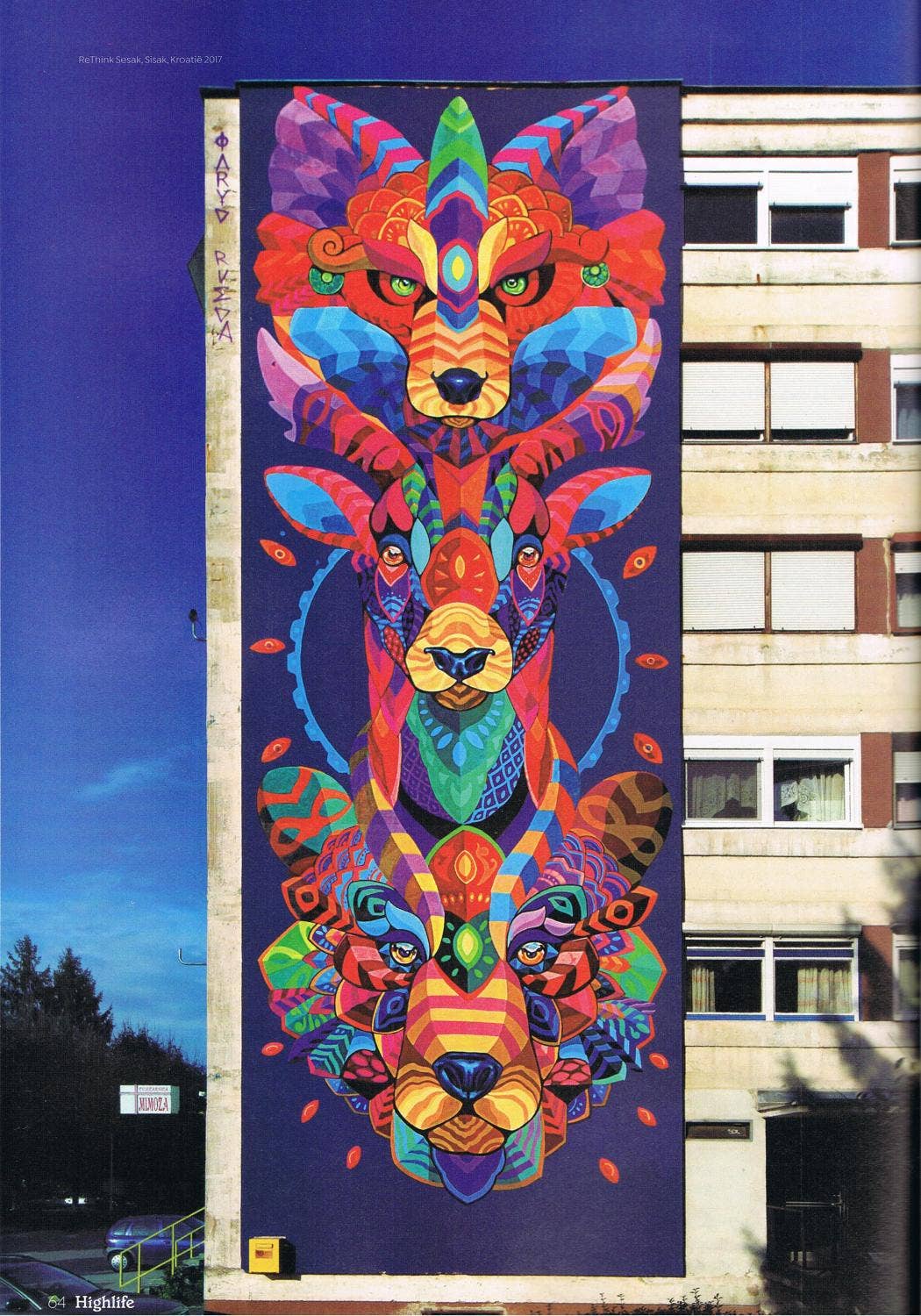 Mexican street artist Farid Rueda in Highlife Magazine by Prez - Issuu