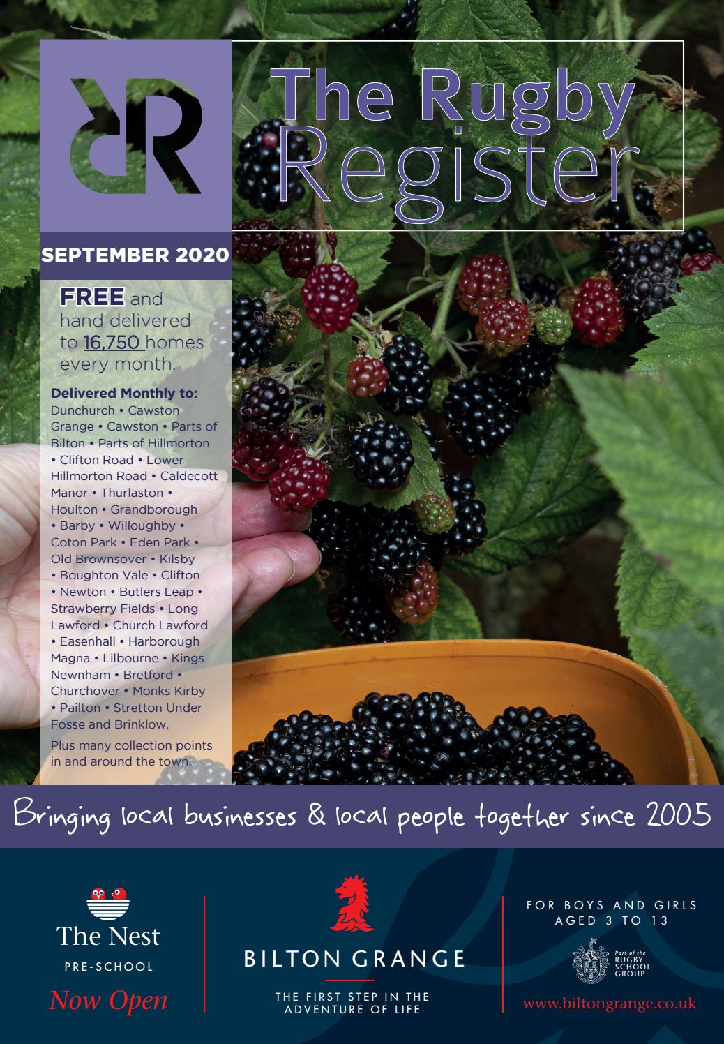 The Rugby Register September Edition by RUGBY REGISTER - Issuu