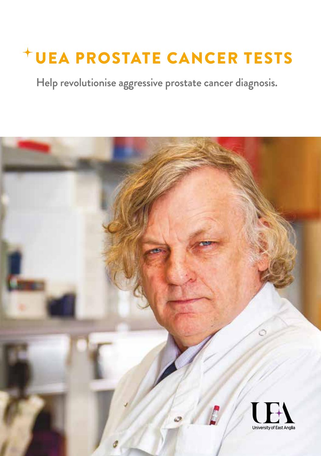 UEA Prostate Cancer Tests by University of East Anglia - Issuu