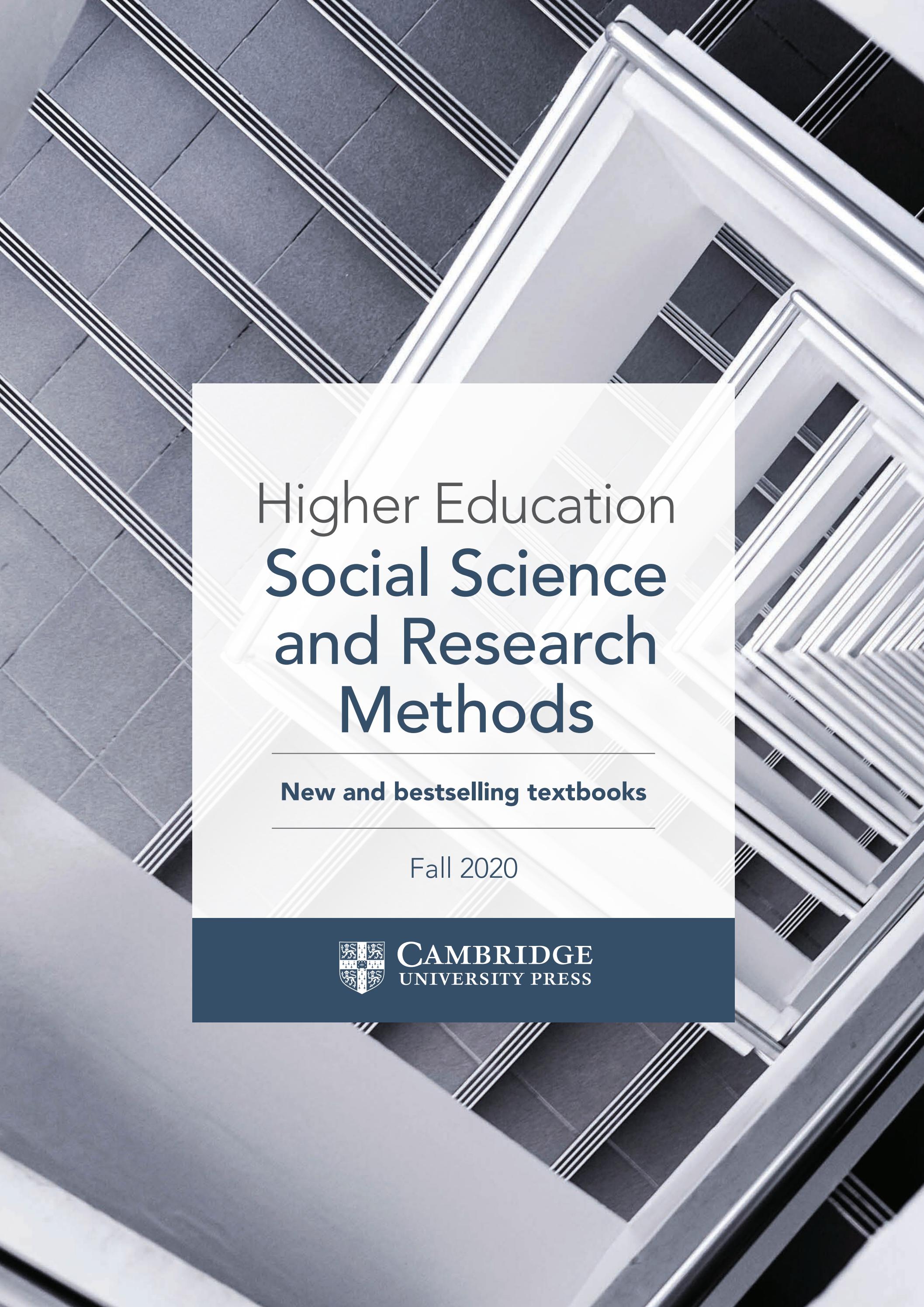 Social Science and Research Methods Textbooks from Cambridge University ...