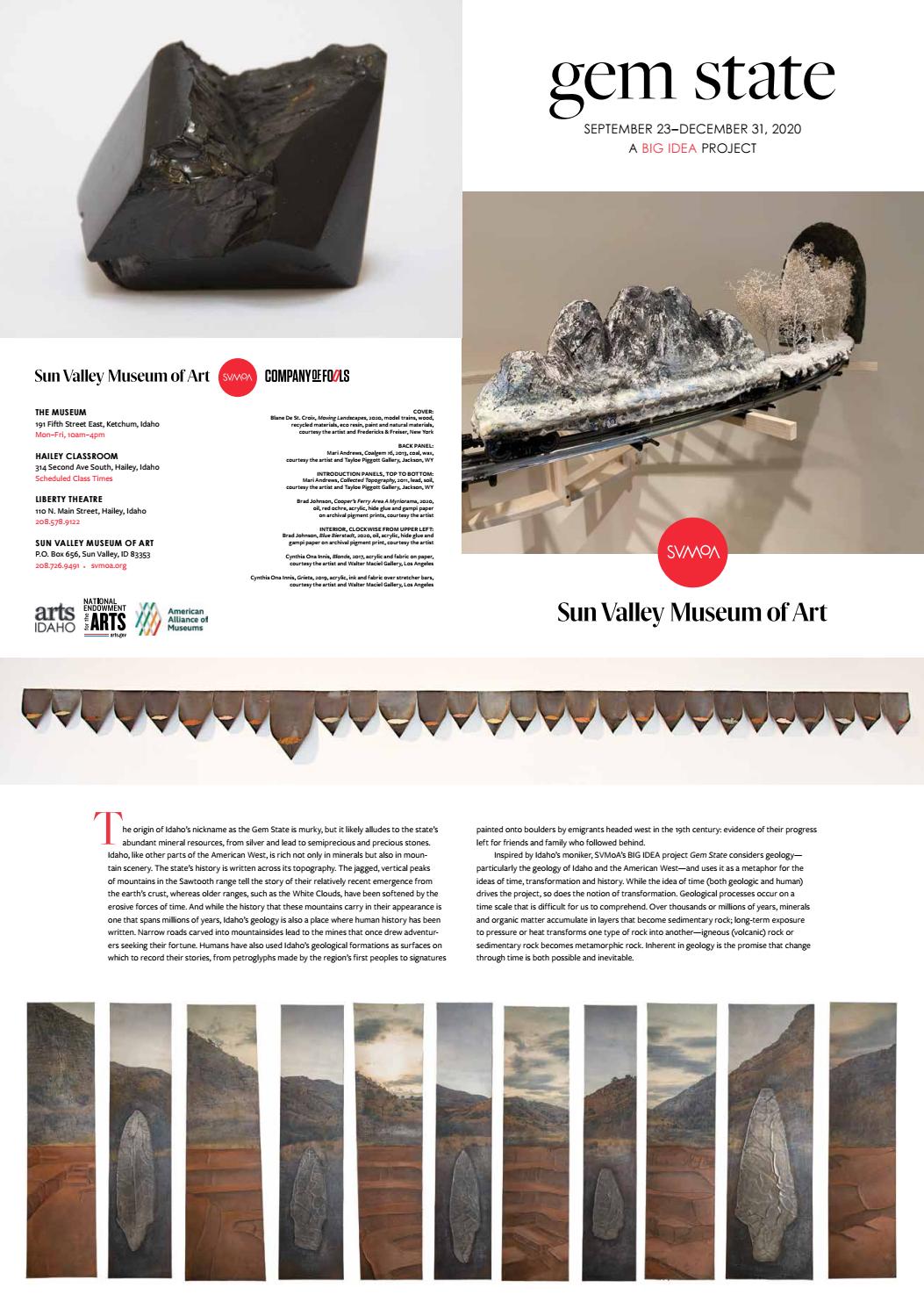 Gem State — A BIG IDEA project of Sun Valley Museum of Art by Sun ...