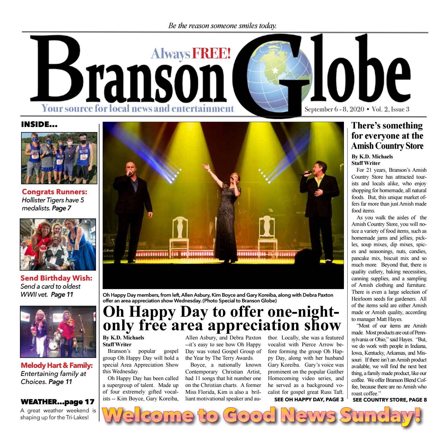 Branson Globe, Sept. 6 - 8, 2020 by bransonglobe - Issuu