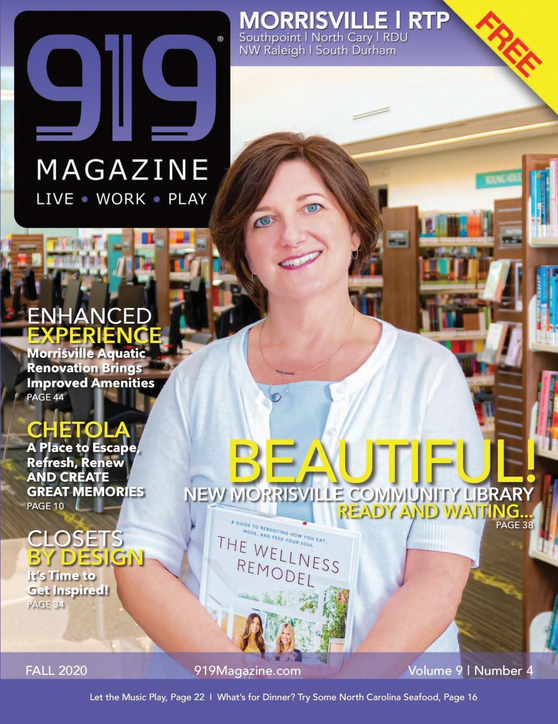 919 Magazine FALL 2020 Morrisville, RDU, Cary by 919 Magazine - Issuu