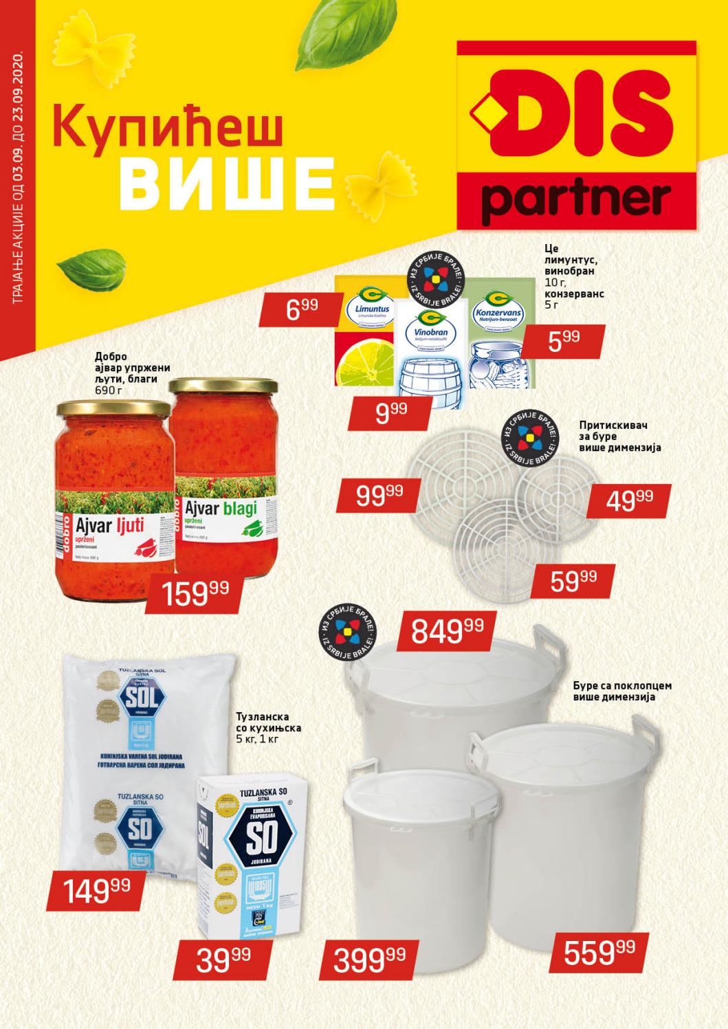 Dis katalog Partner od 03.-23.09.2020., by Catalog.rs - Issuu