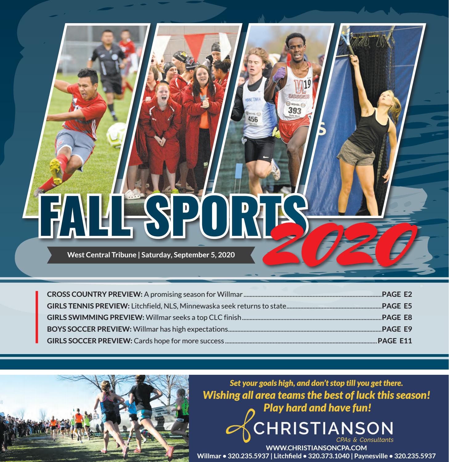 Fall sports 2020 by West Central Tribune - Issuu