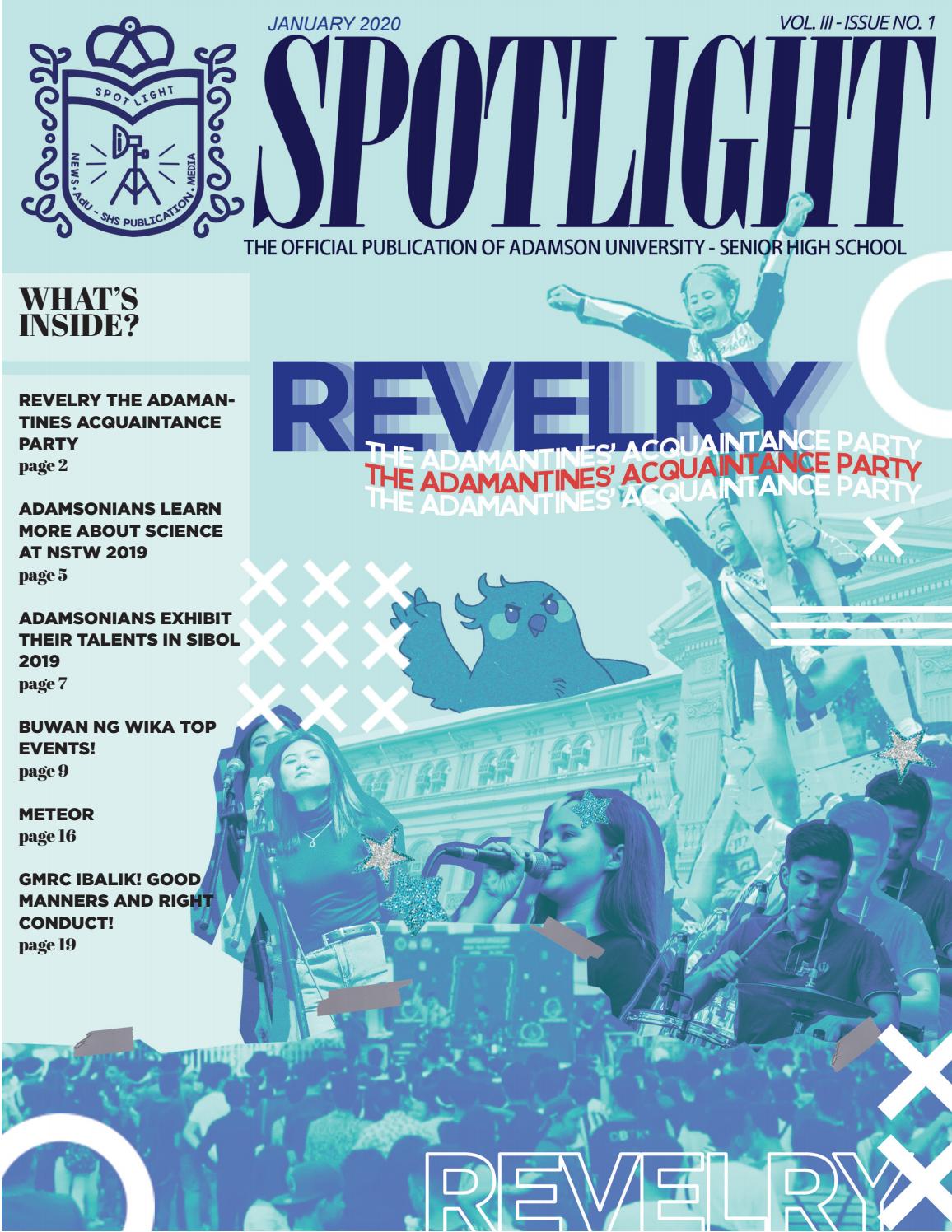 Spotlight Publication (Volume III - Issue No. 1) by Spotlight ...