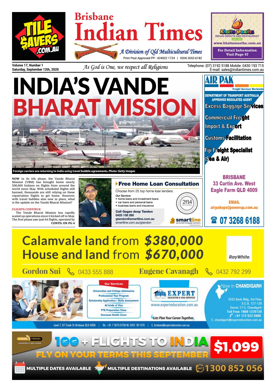 Brisbane Indian Times - September 2020 Online Issue by Brisbane Indian ...