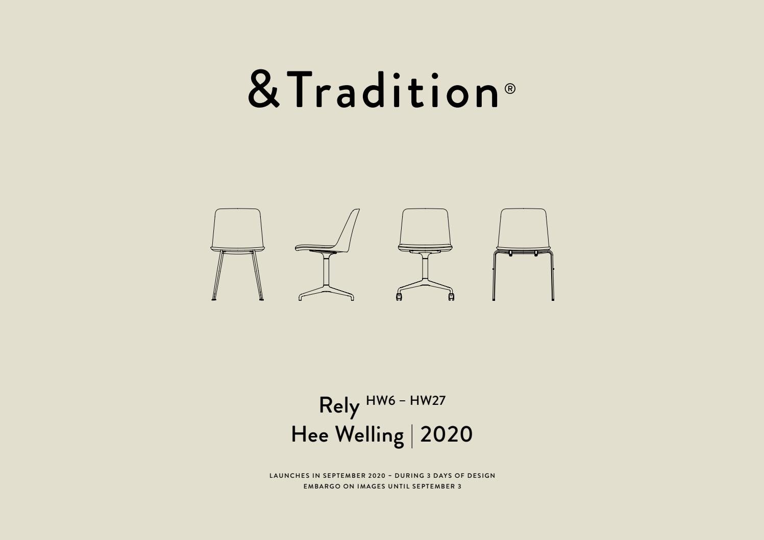 &Tradition Rely by Hee Welling, 2020 by Cult Design - Issuu