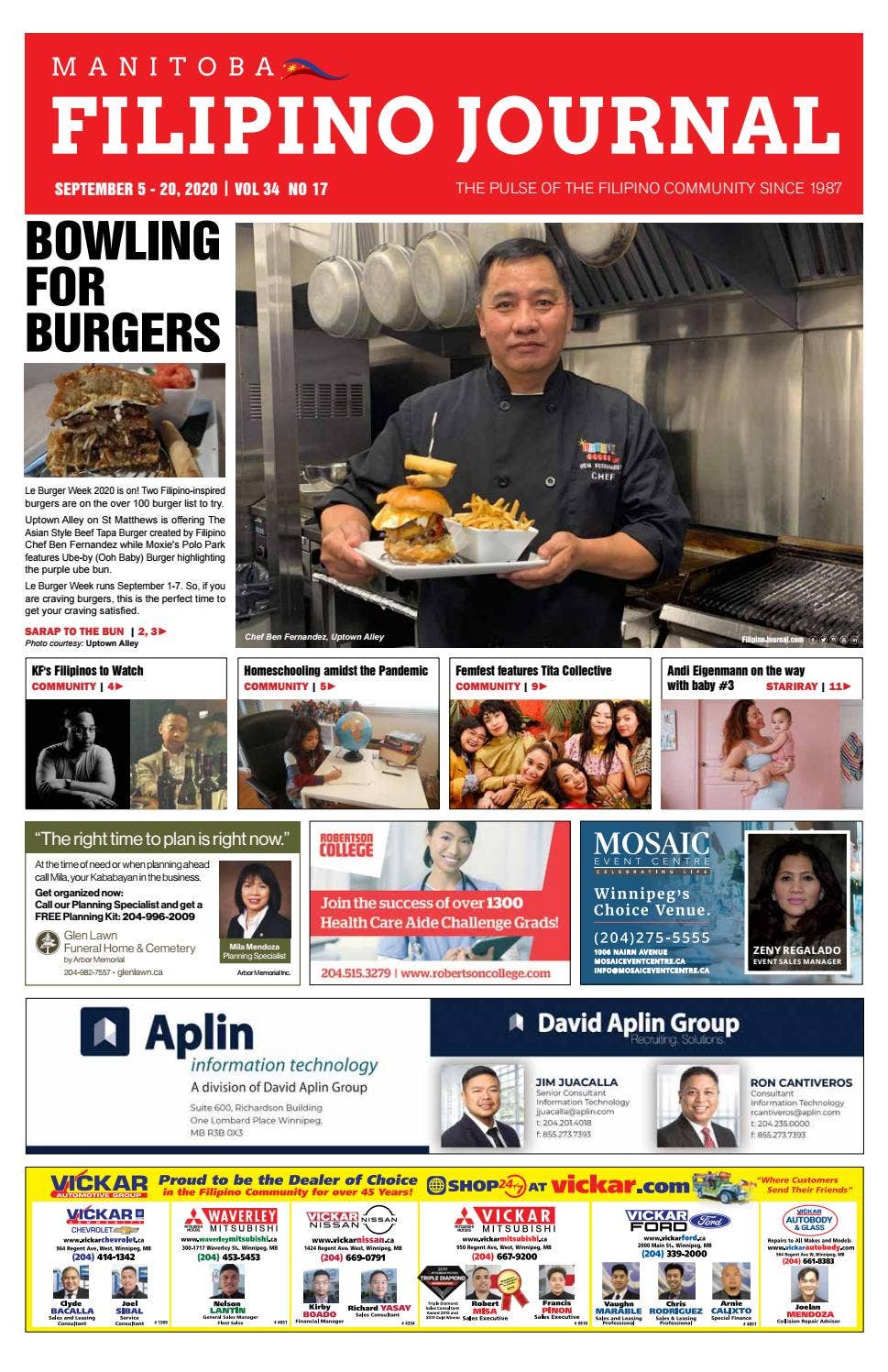 Filipino Journal Manitoba Edition September 05 - 20, 2020 by Filipino ...
