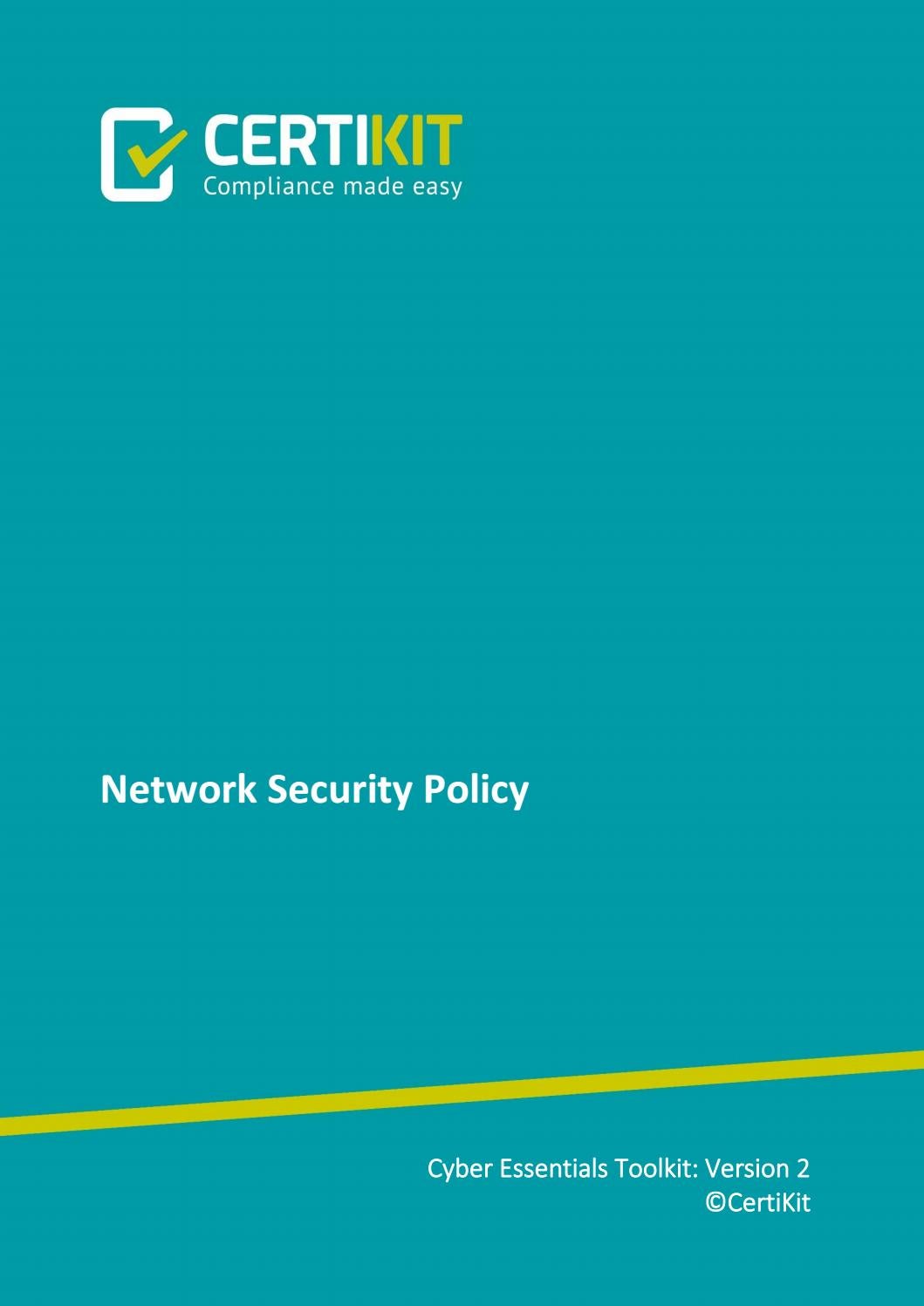 CYB DOC 01 1 Network Security Policy By CertiKit Limited Issuu