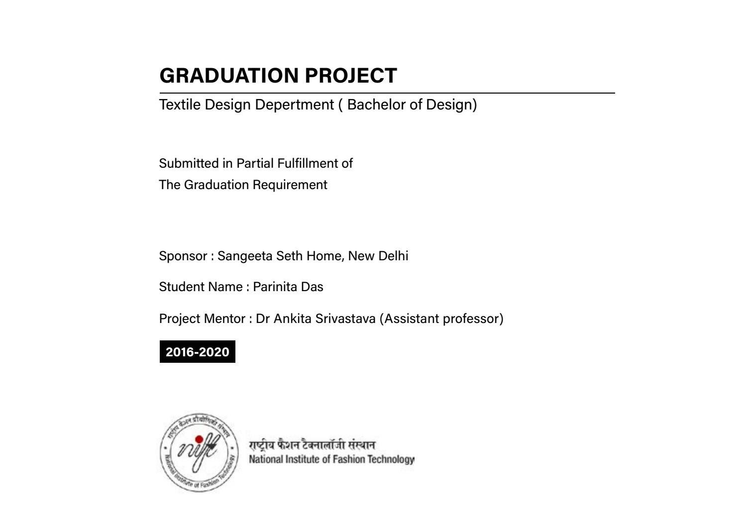 Graduation Project, Textile Design 16-20 by parinitadas700 - Issuu