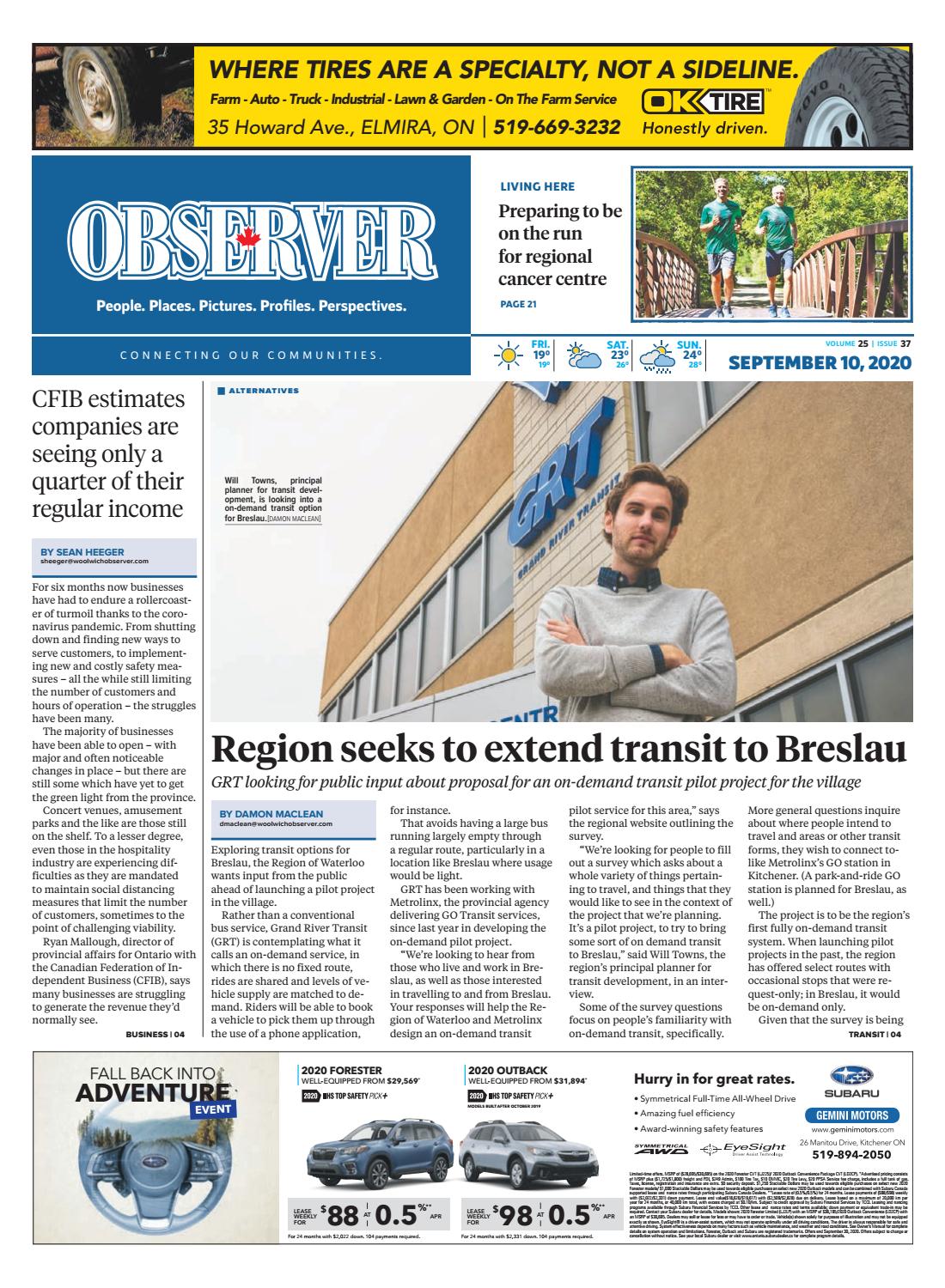 September 10, 2020 by Woolwich Observer - Issuu