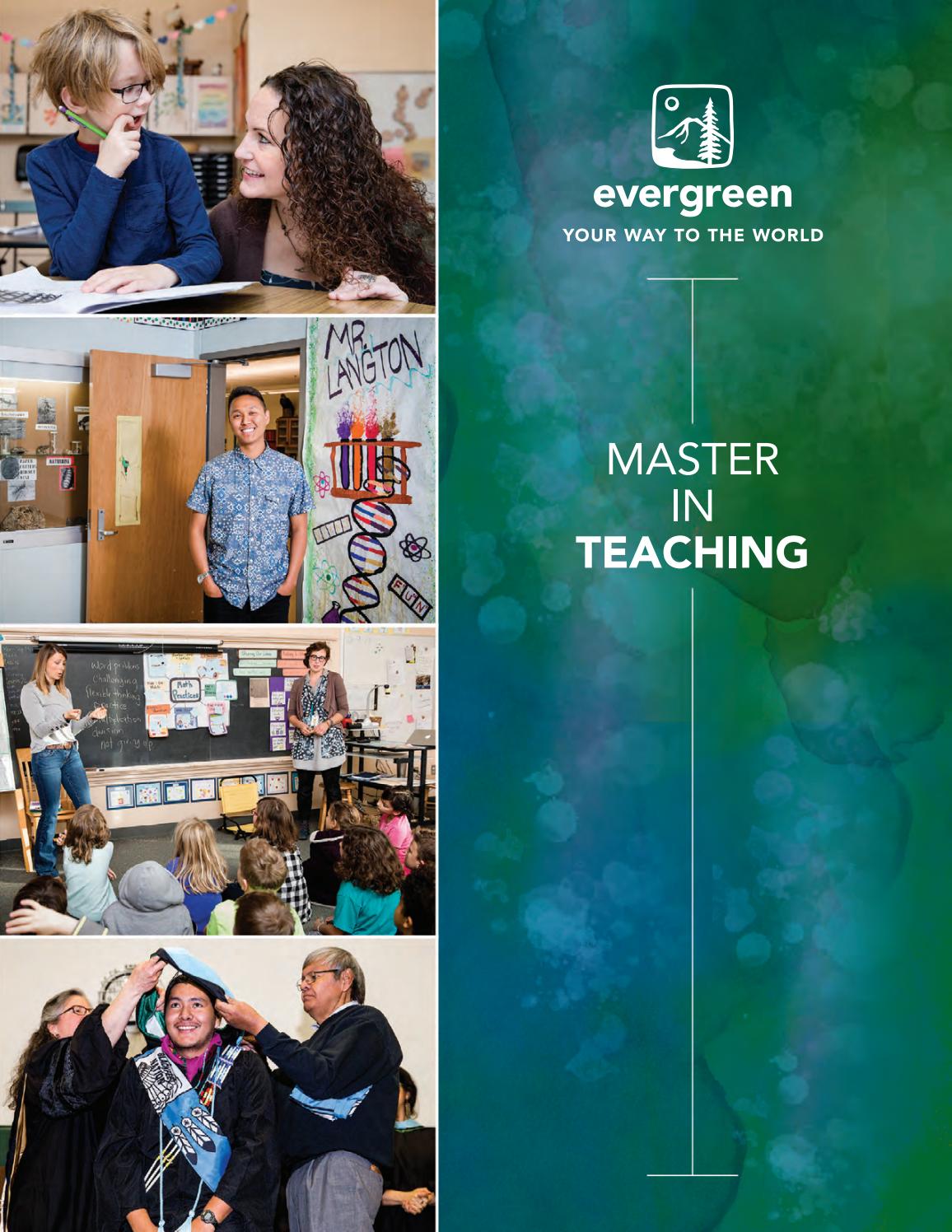 Master in Teaching at Evergreen by evergreenstatecollege - Issuu