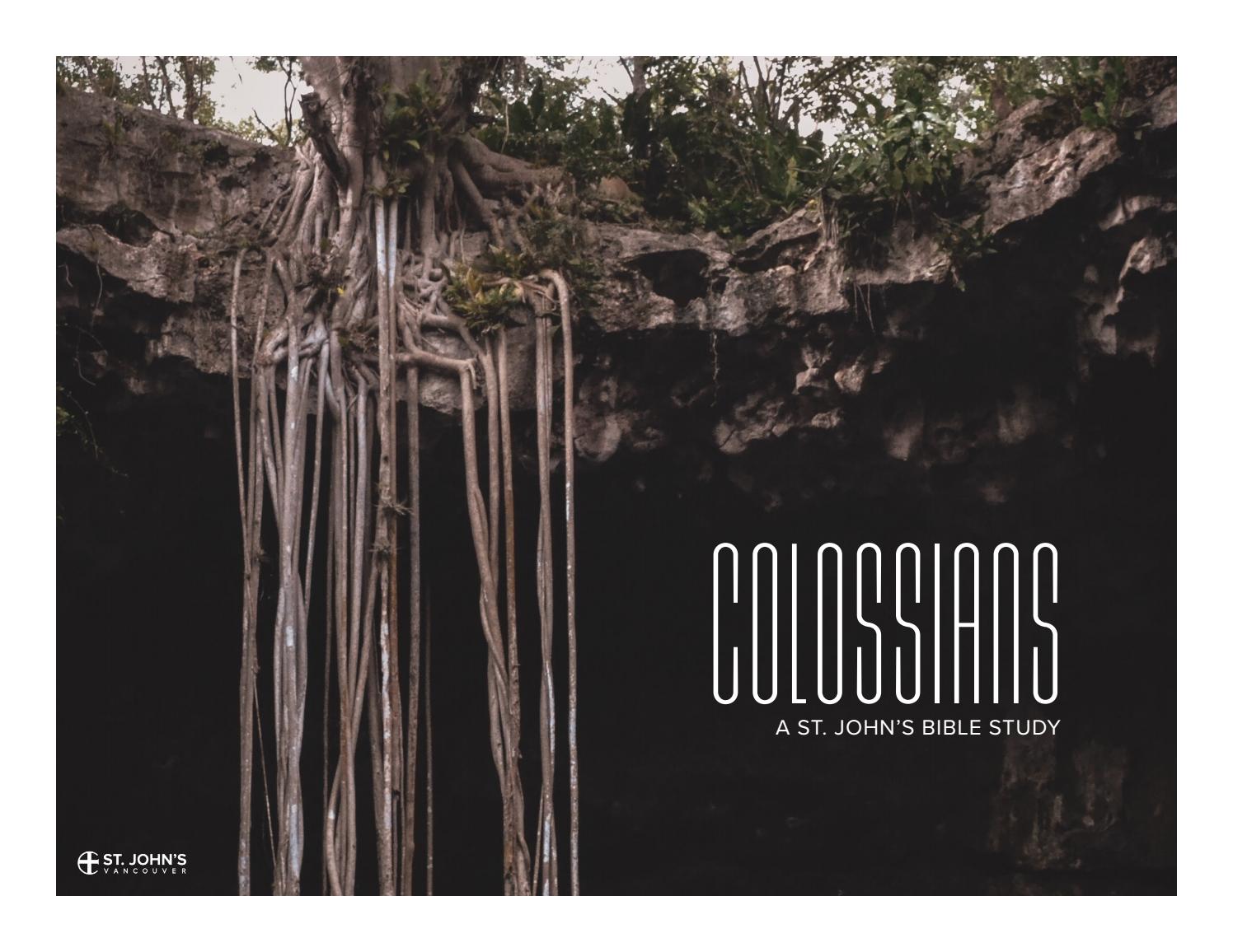 Colossians Bible Study Booklet by sjvan - Issuu