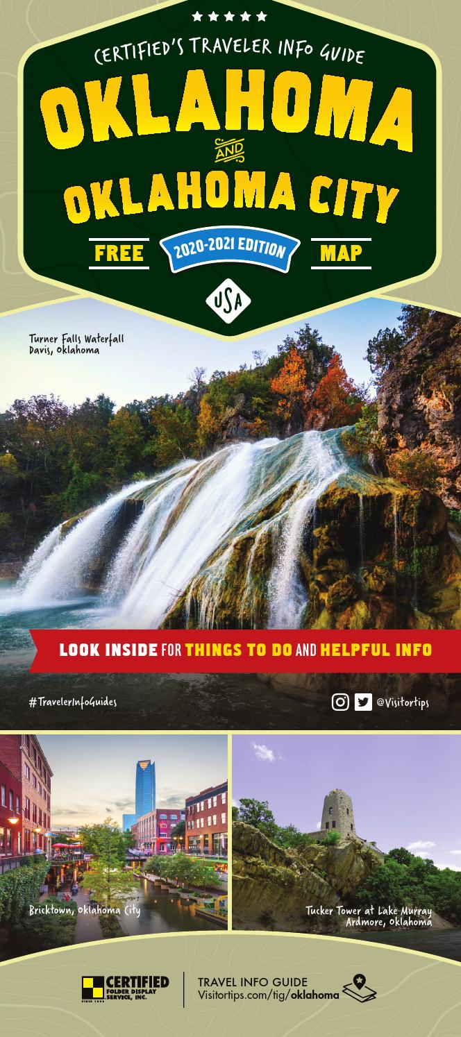 2020-2021 Oklahoma and Oklahoma City Traveler Info Guide by Certified ...