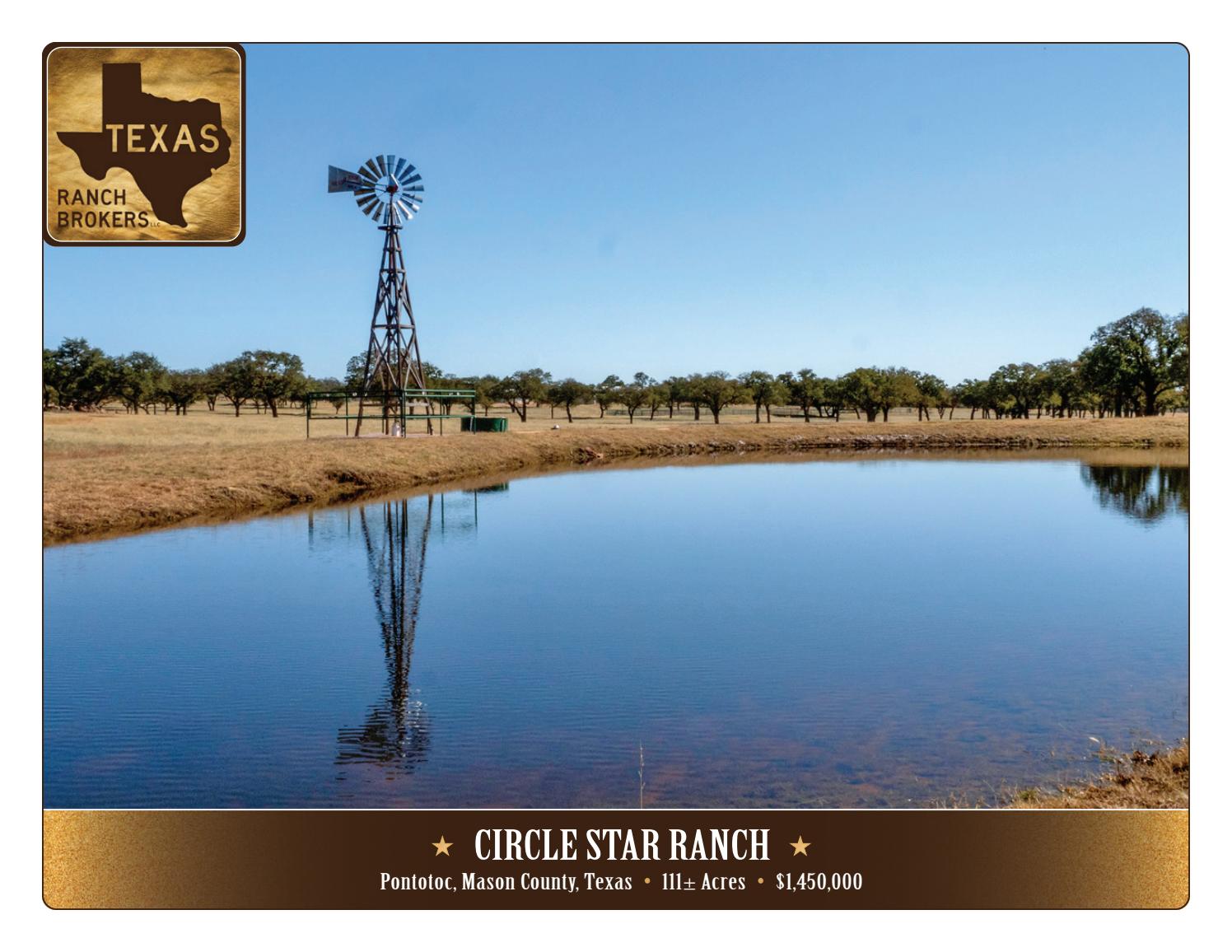 Circle Star Ranch - Texas Ranch Brokers, LLC by American Farm + Ranch ...