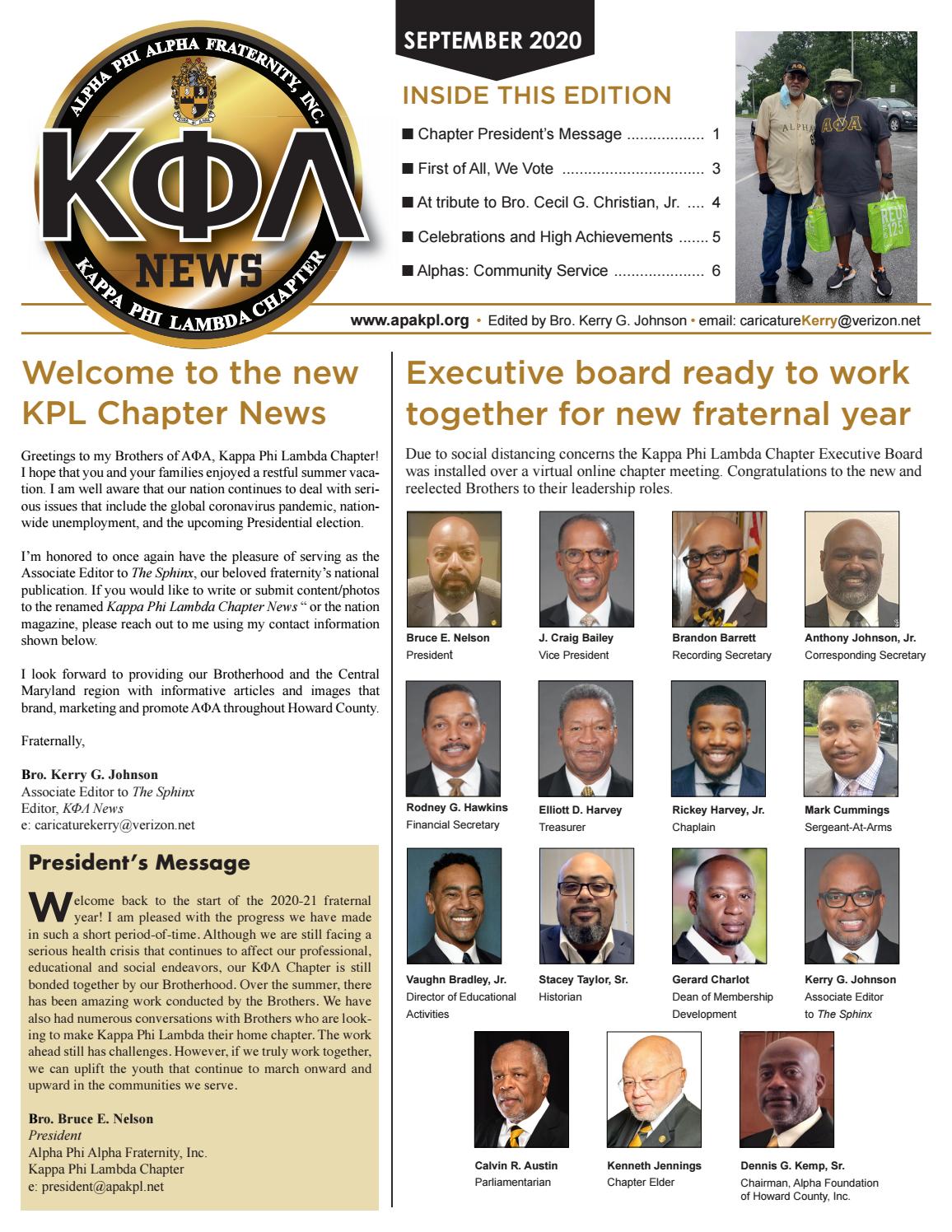 The KPL News: September 2020 by Kerry G. Johnson - Issuu