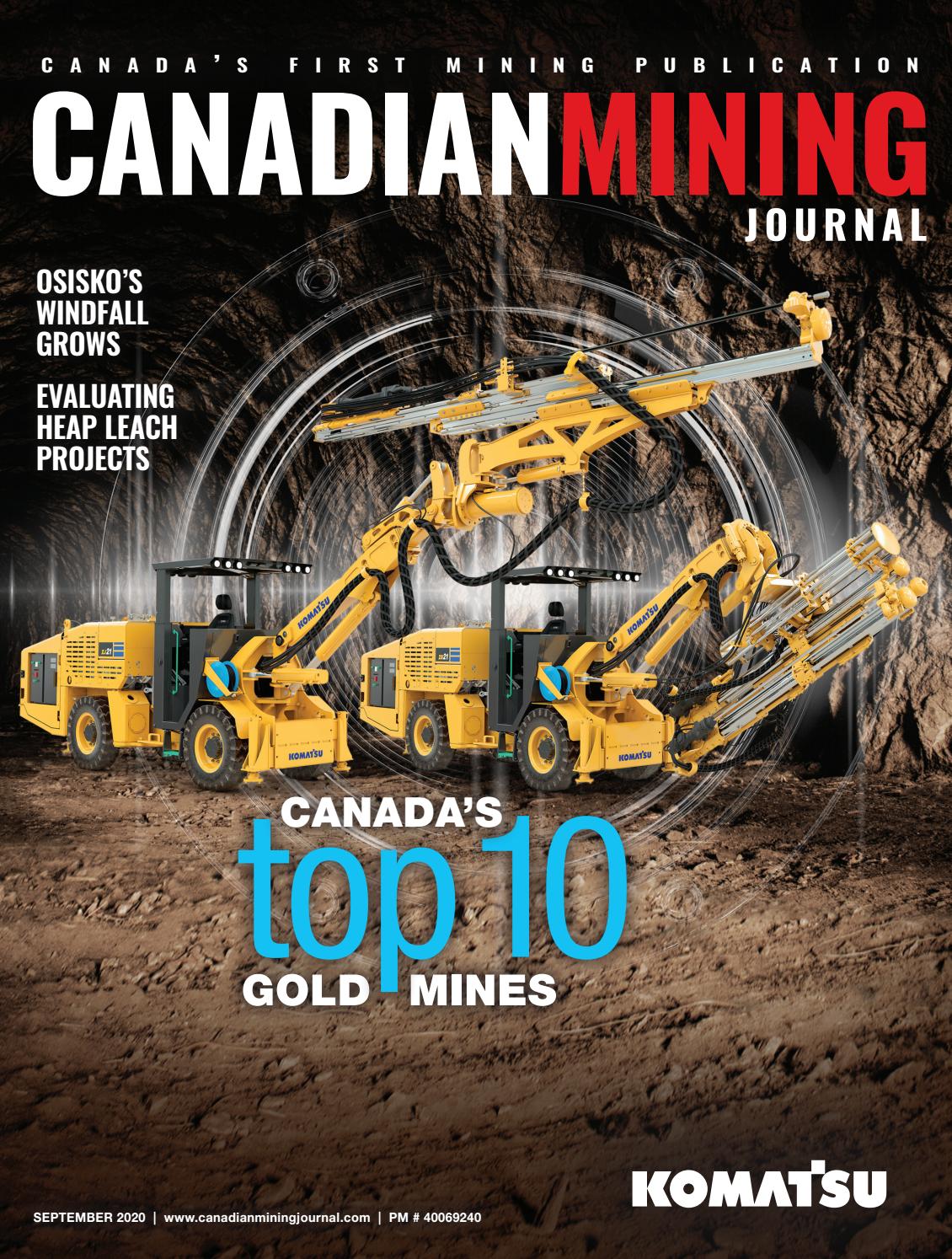 Canadian Mining Journal September 2020 by The Northern Miner Group - Issuu