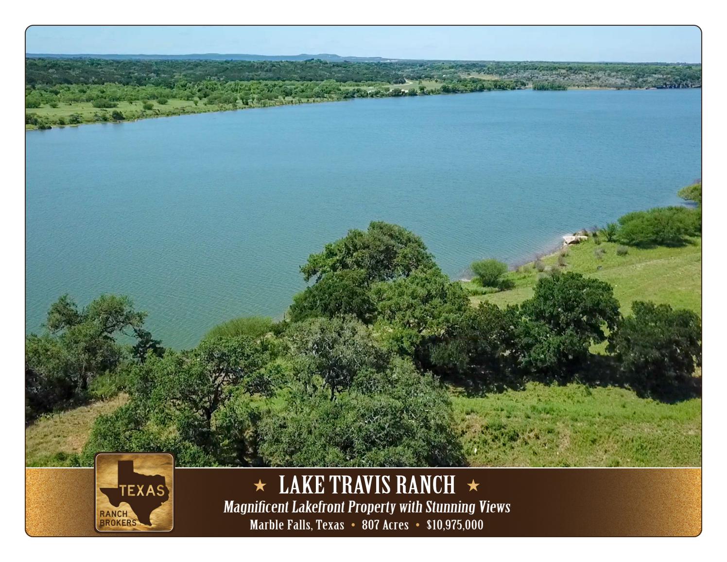 Lake Travis Ranch - Texas Ranch Brokers, LLC by American Farm + Ranch ...