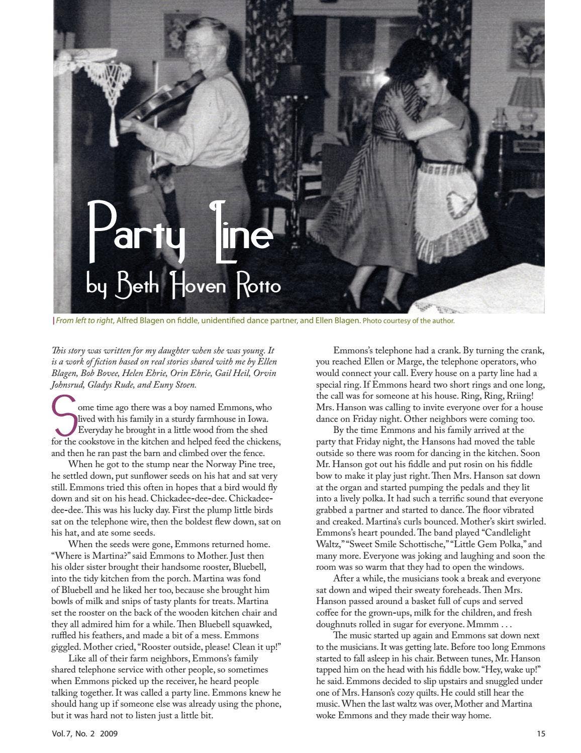 Party Line by Vesterheim - Issuu