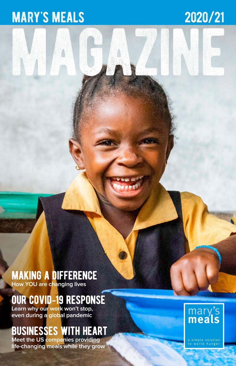 Mary's Meals Magazine 2020 US edition by mmi-comms - Issuu