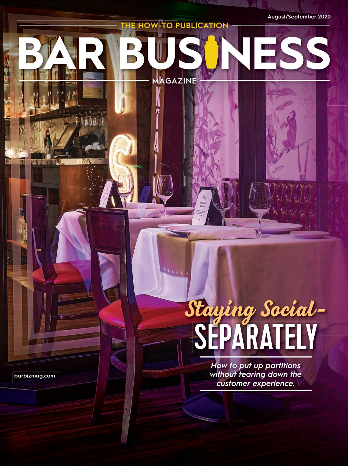 Bar Business August/September 2020 by Bar Business Magazine - Issuu