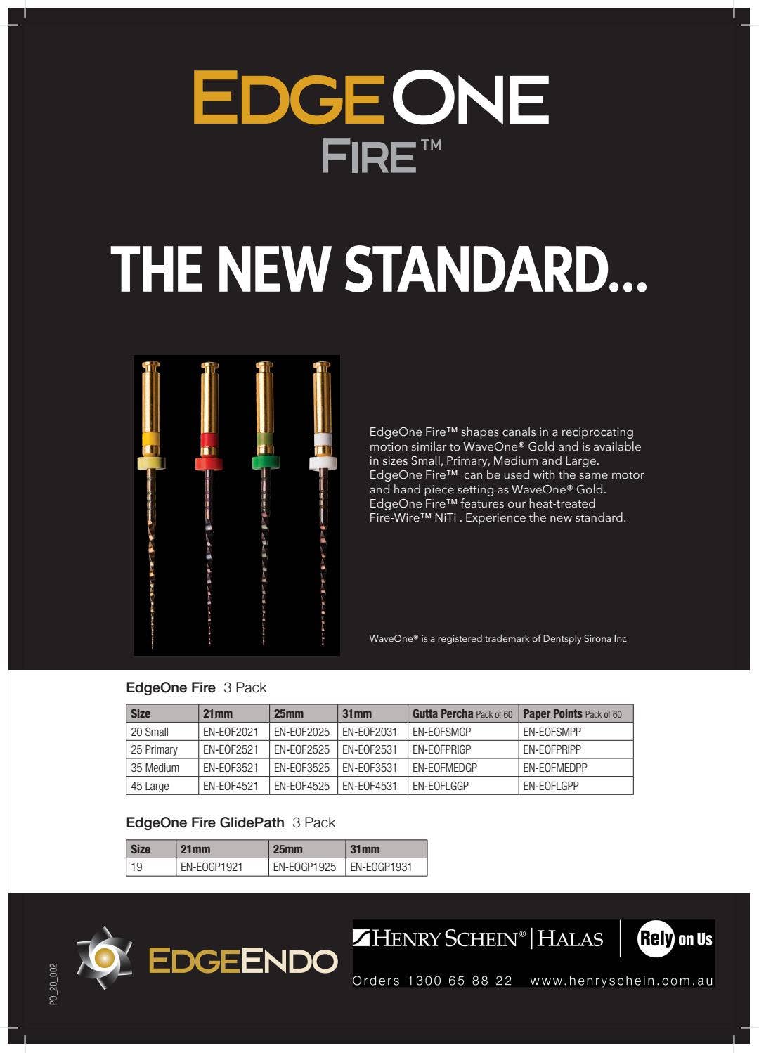 EdgeOne Fire Flyer by Henry Schein ANZ - Issuu