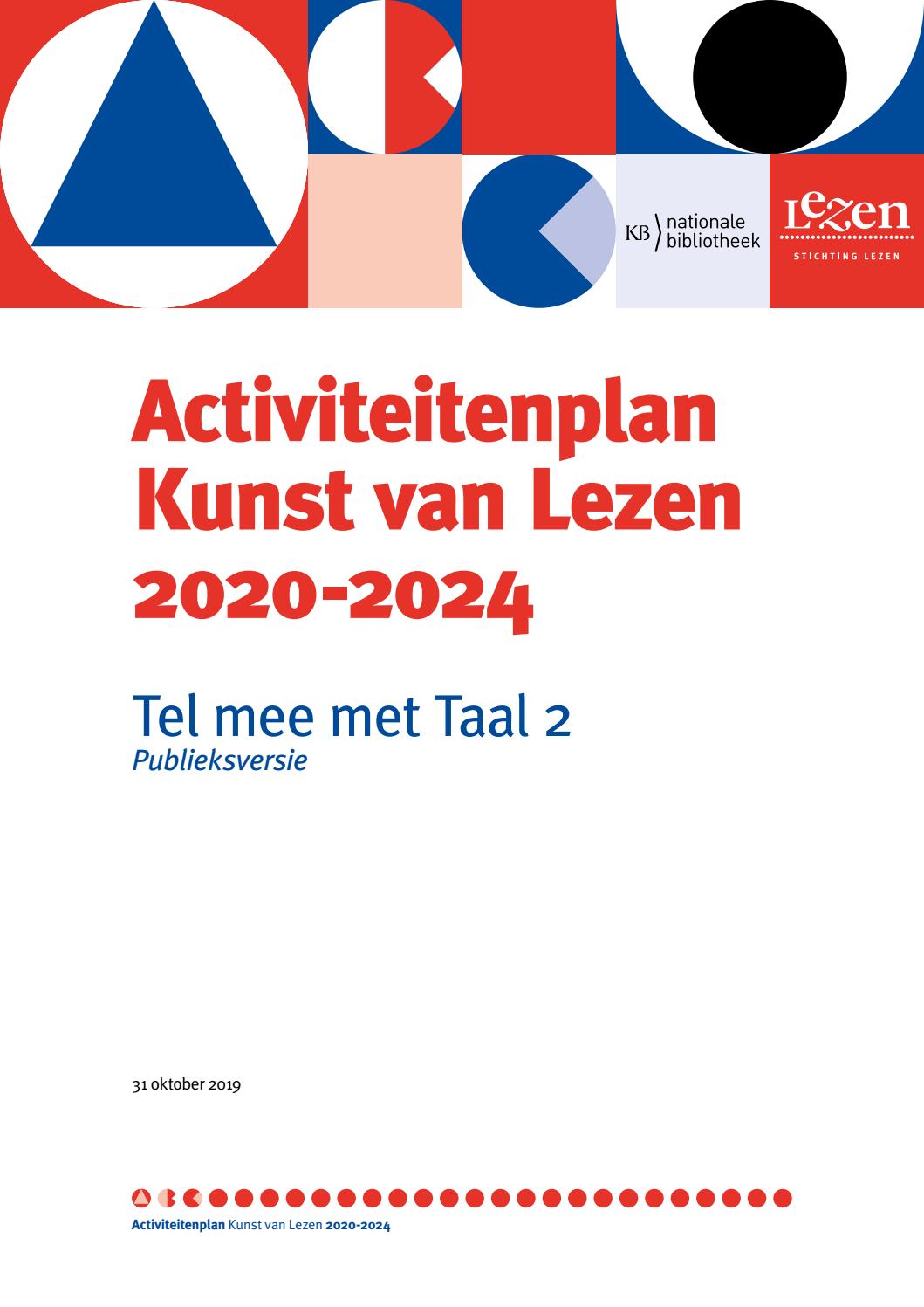 Activiteitenplan Kunst van Lezen 2020-2024 by Stichting Lezen - Issuu