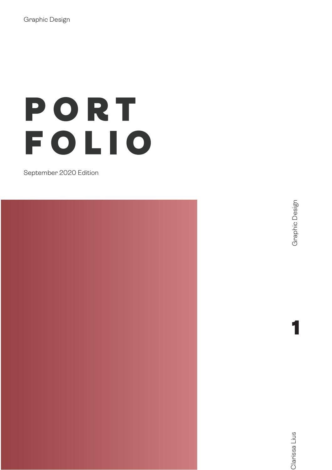Graphic Design Portfolio 2020 by Clarissa lius - Issuu